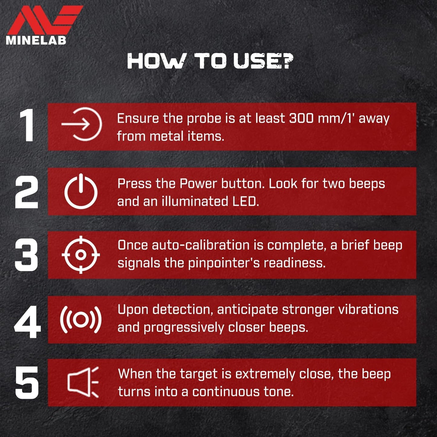 Minelab PRO-FIND 35 Waterproof Pinpointer | MetalDetector.com