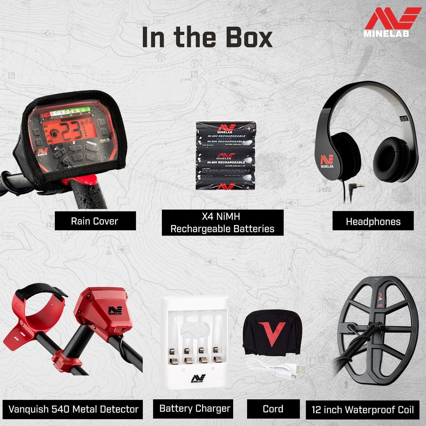 Minelab Vanquish 540 Multi-Frequency Metal Detector – MetalDetector.com