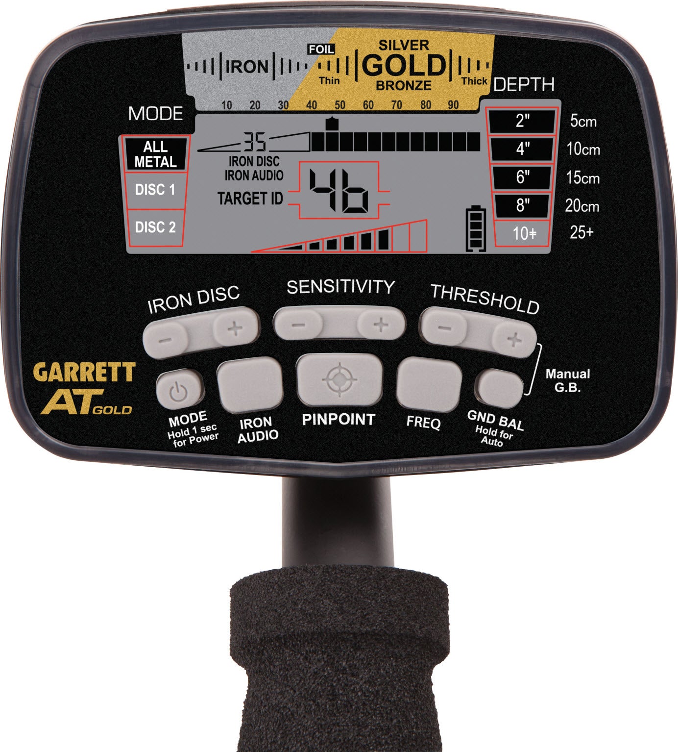 Garrett AT Gold Waterproof Metal Detector | MetalDetector.com