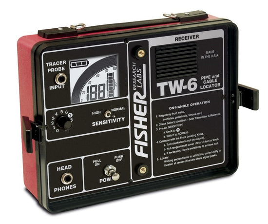 Fisher TW-6 2-box Metal Detector | MetalDetector.com