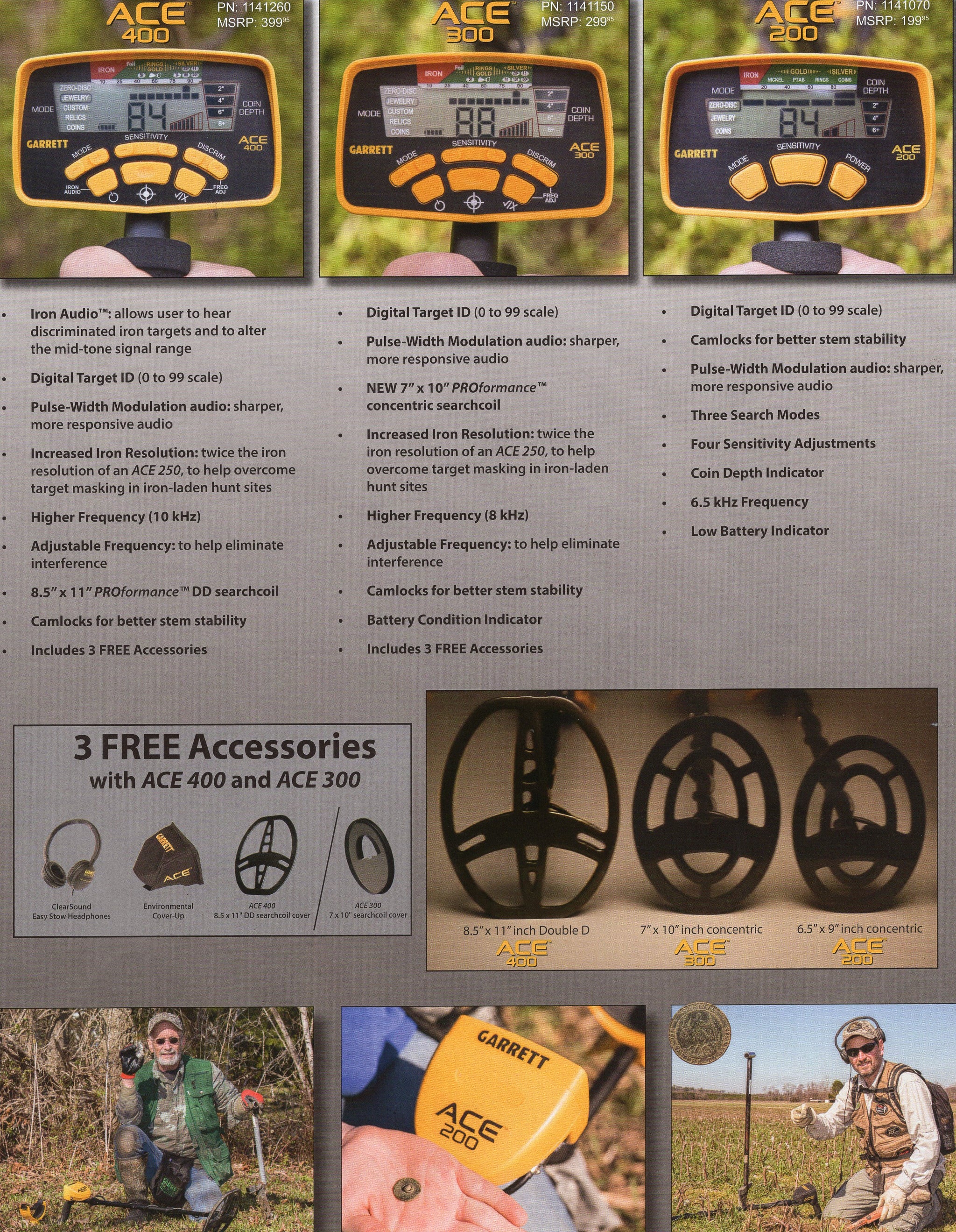 Garrett Ace 300 Metal Detector | Free Shipping on $150+ | MetalDetector.com