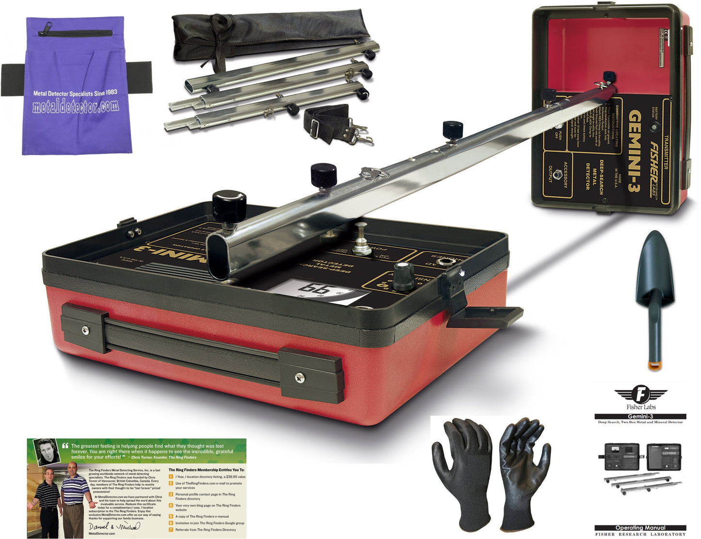 Fisher Gemini-3 Metal Detector | Shop | Features | Reviews ...
