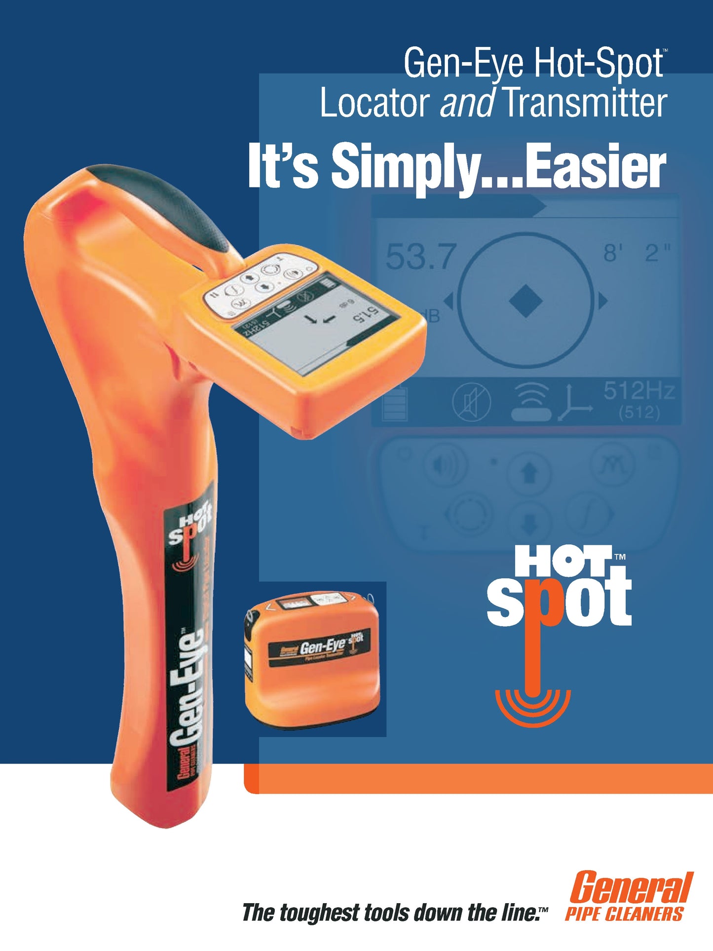 Gen-Eye Hot Spot Pipe Locator with 5W Transmitter | MetalDetector.com