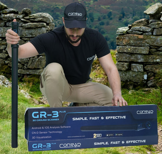 Conrad GR-3 Plus Deep Seeking Detector | MetalDetector.com