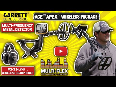 Garrett Ace Apex Multi-Frequency Weatherproof Metal Detector | Shop | Features | Reviews ...