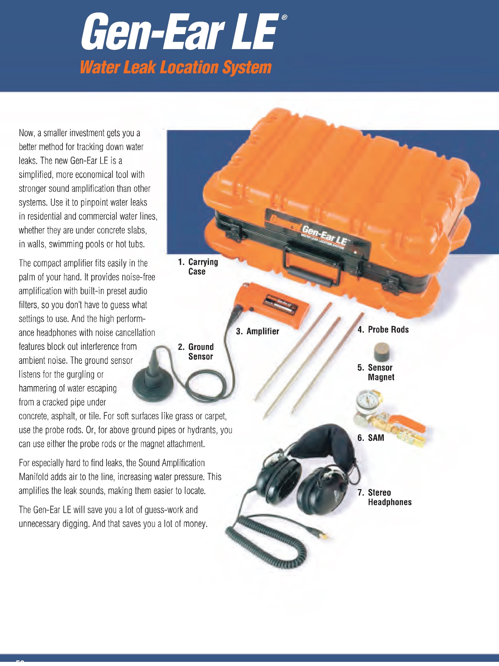 Gen-Ear LE Water Leak Locator | MetalDetector.com