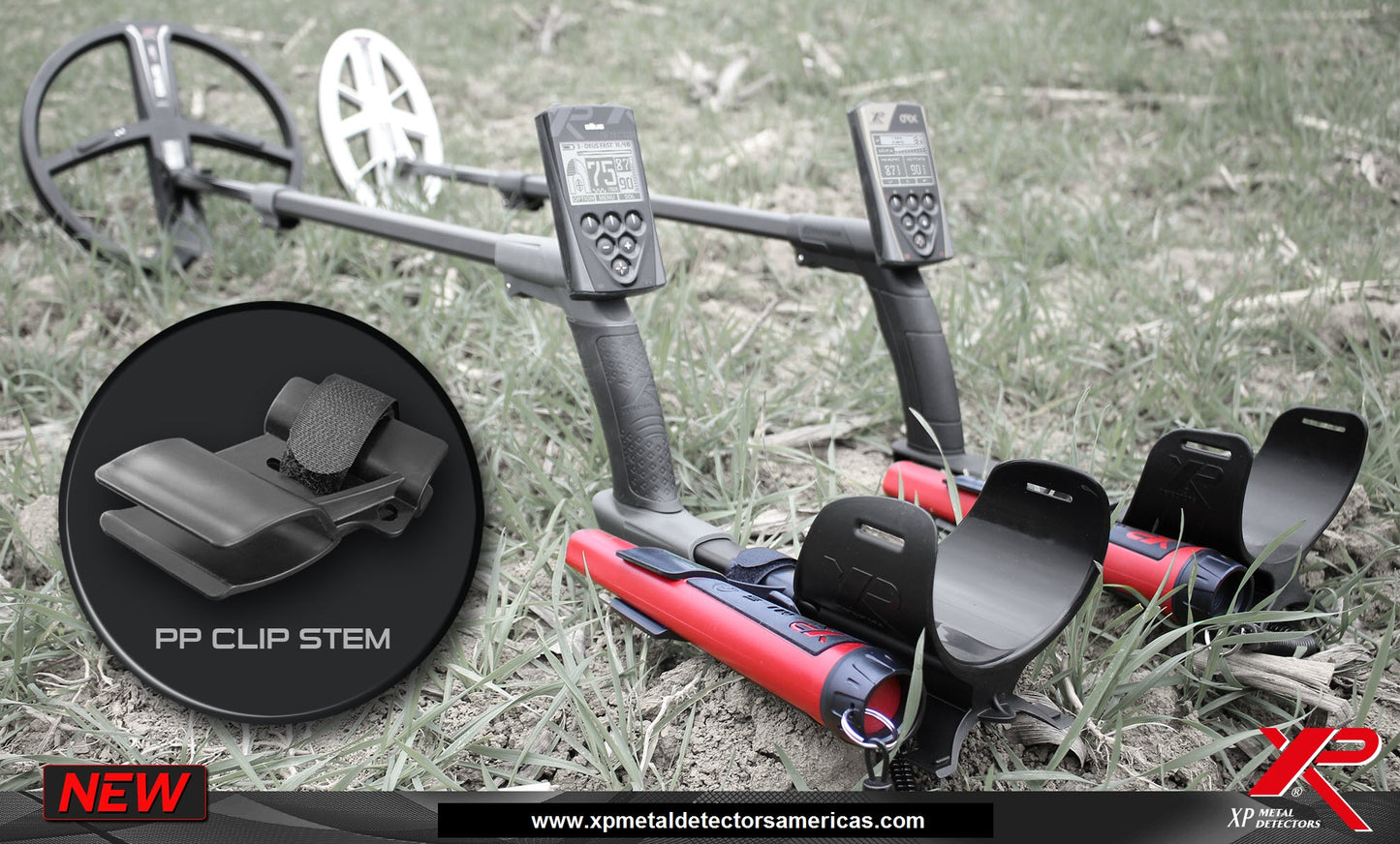 XP Pinpointer Stem Mount for XP ORX & DEUS | MetalDetector.com